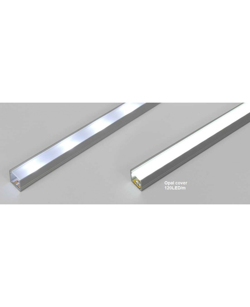 LED profile SMART10 AC2/Z black anod. - T2 LED Profile - Marc LED Ltd