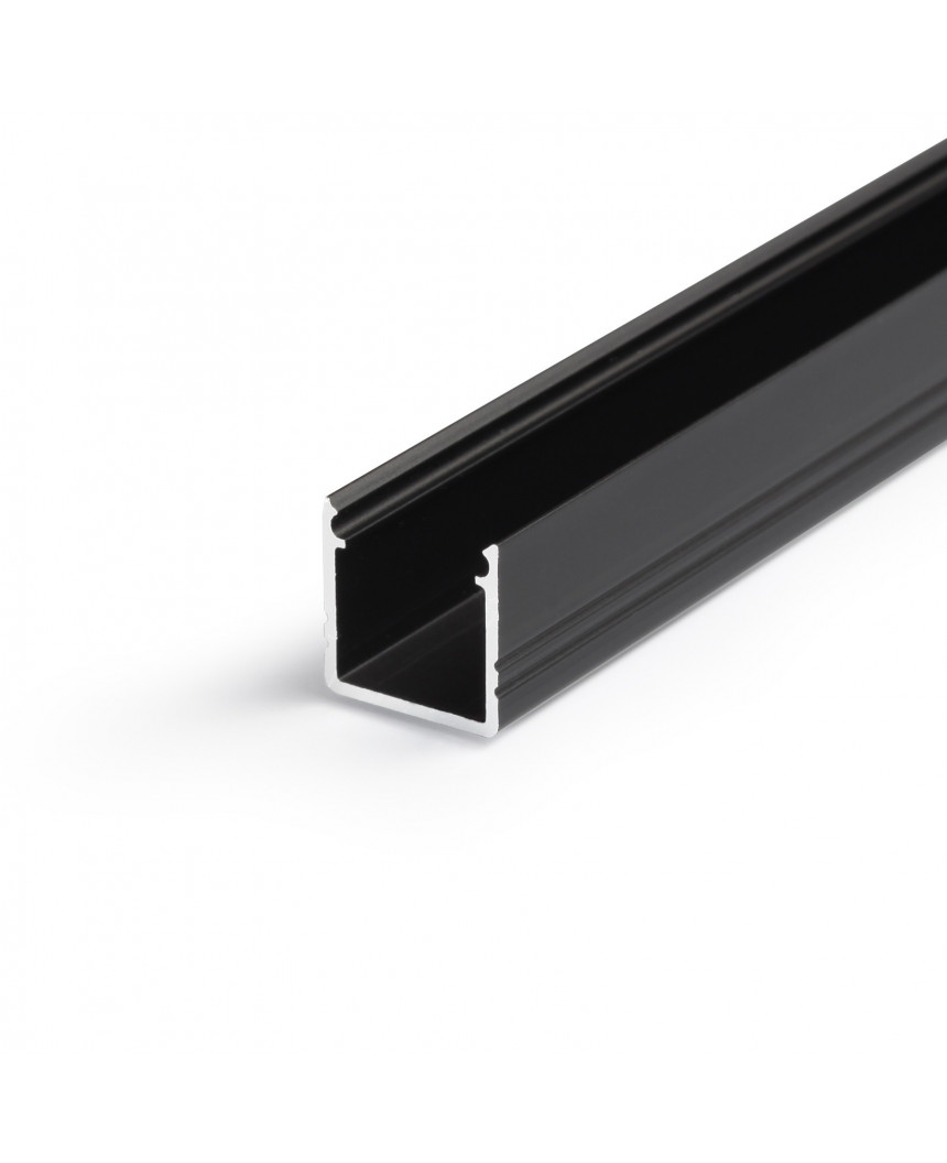LED profile SMART10 AC2/Z black anod. - T2 LED Profile - Marc LED Ltd