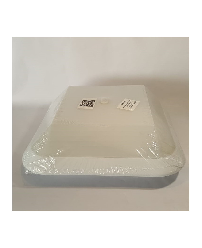 16W 4000K 1600lm SQUARE Ceiling / Wall LED Bulkhead Light Lamp IP44 ...