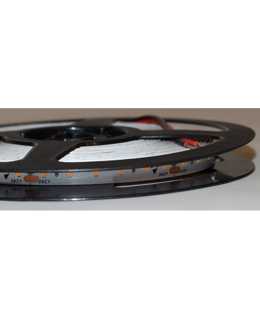 24VDC LED tape, warm white 3000K, CRI90+, 9.6W/m, 120LED/m, IP20, 5m ...
