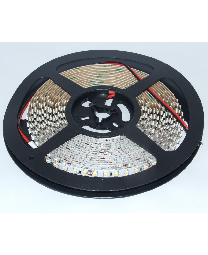 24VDC LED tape, warm white 2700K, 9.6W/m, 120LED/m, 5m, IP20, SMD3528 ...