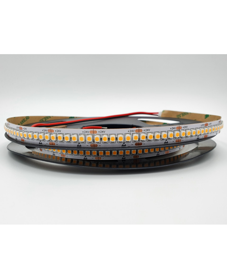 24VDC LED tape warm white 2700K 19.2W/m 240LED/m 5m (96W) IP20 SMD3528 ...