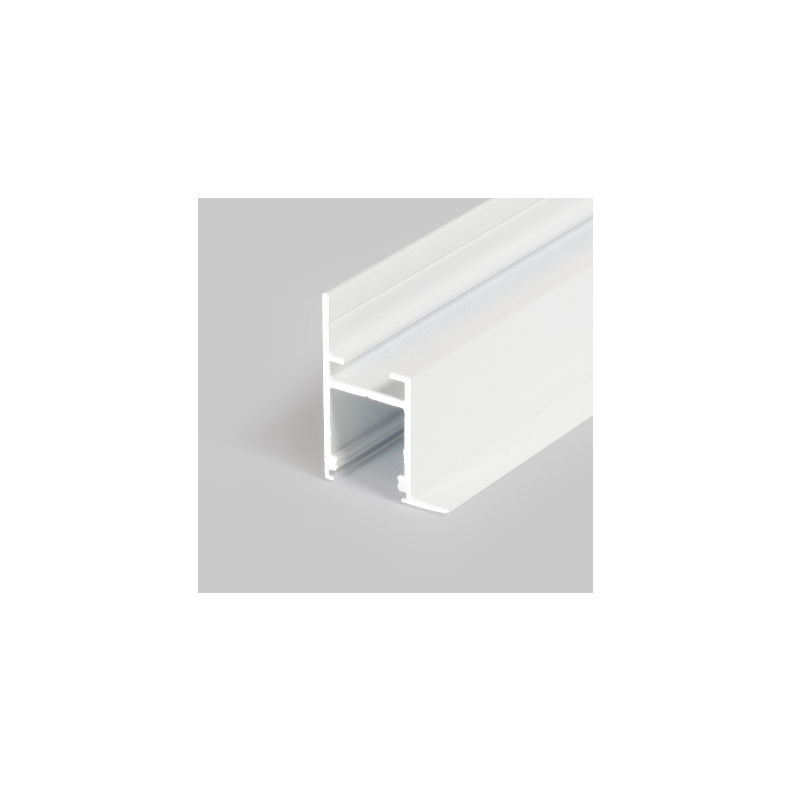 2m Alu-Ceiling LED profile C1 (painted, white) with diffuser for ...
