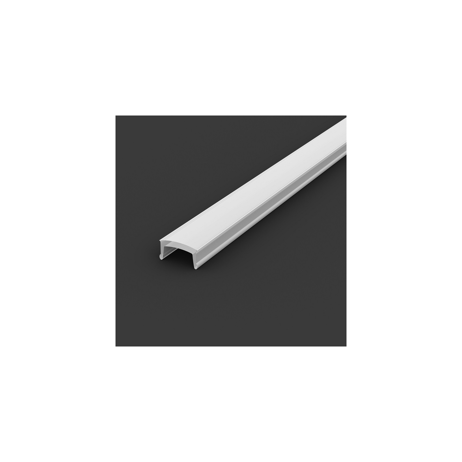 1m anodized 10x10mm ME3 corner LED aluminium extrusion with diffuser ...