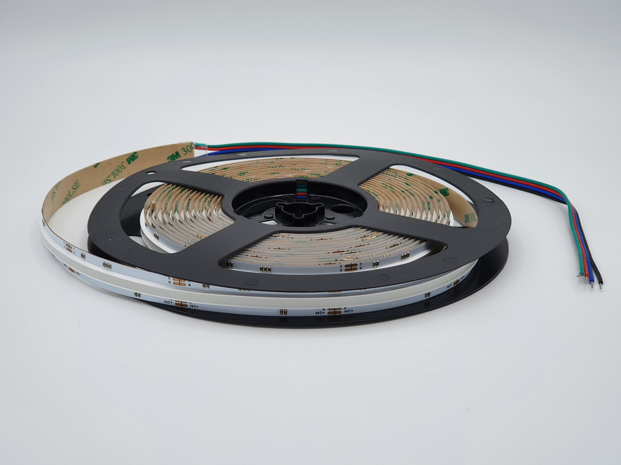 24VDC COB LED strip, RGBW (2700K), 14W/m, IP20, 5m (70W), Pro series ...