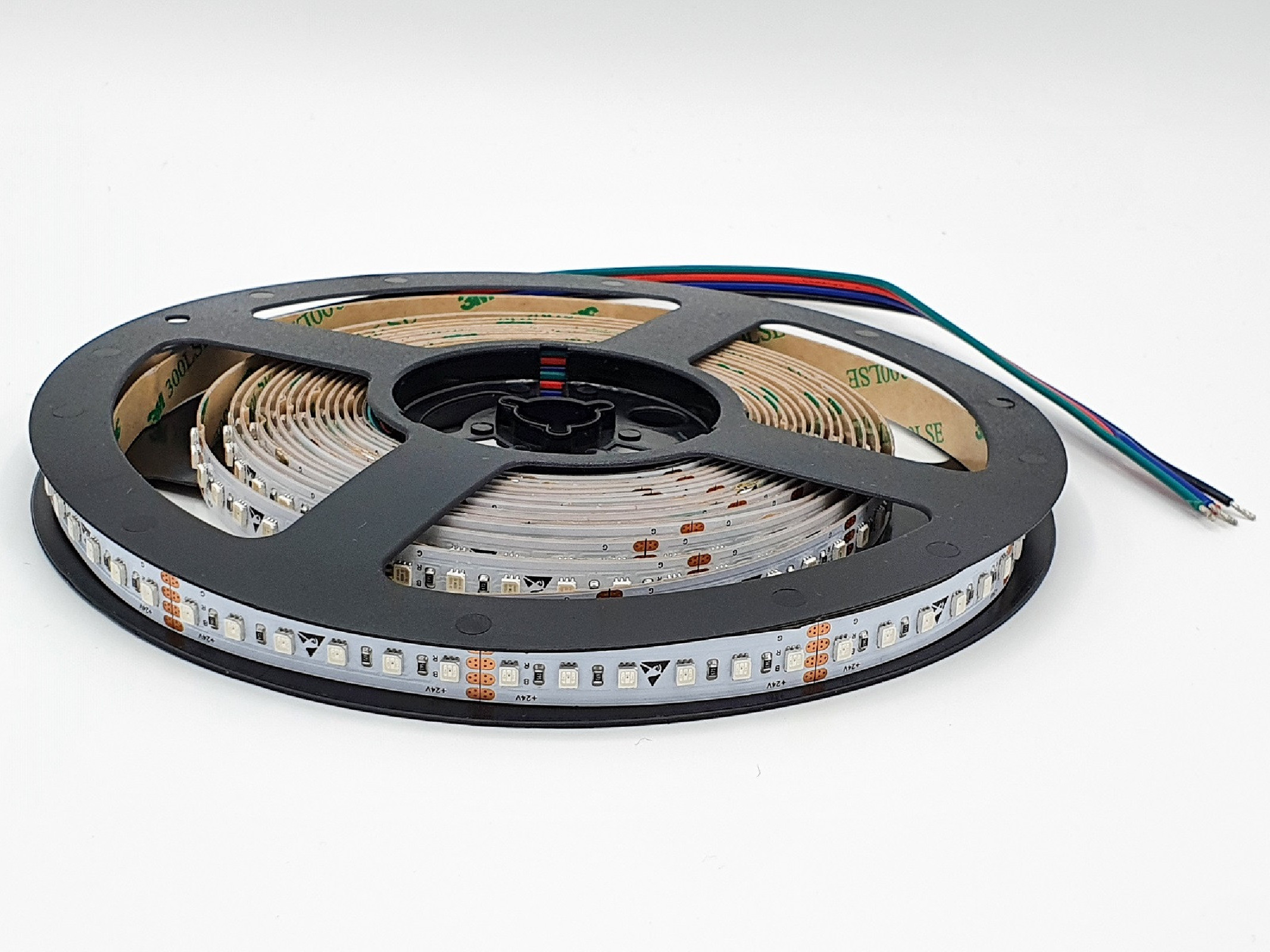 24VDC LED tape 6mm, RGB, 17W/m, 120LED/m IP20, 5m (85W, 600 LED ...