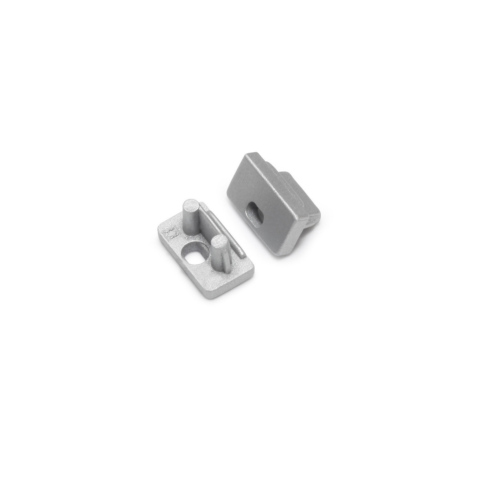 2m LED profile MT2 (raw aluminium), 12mm x 7mm, set with cover - MT2 ...