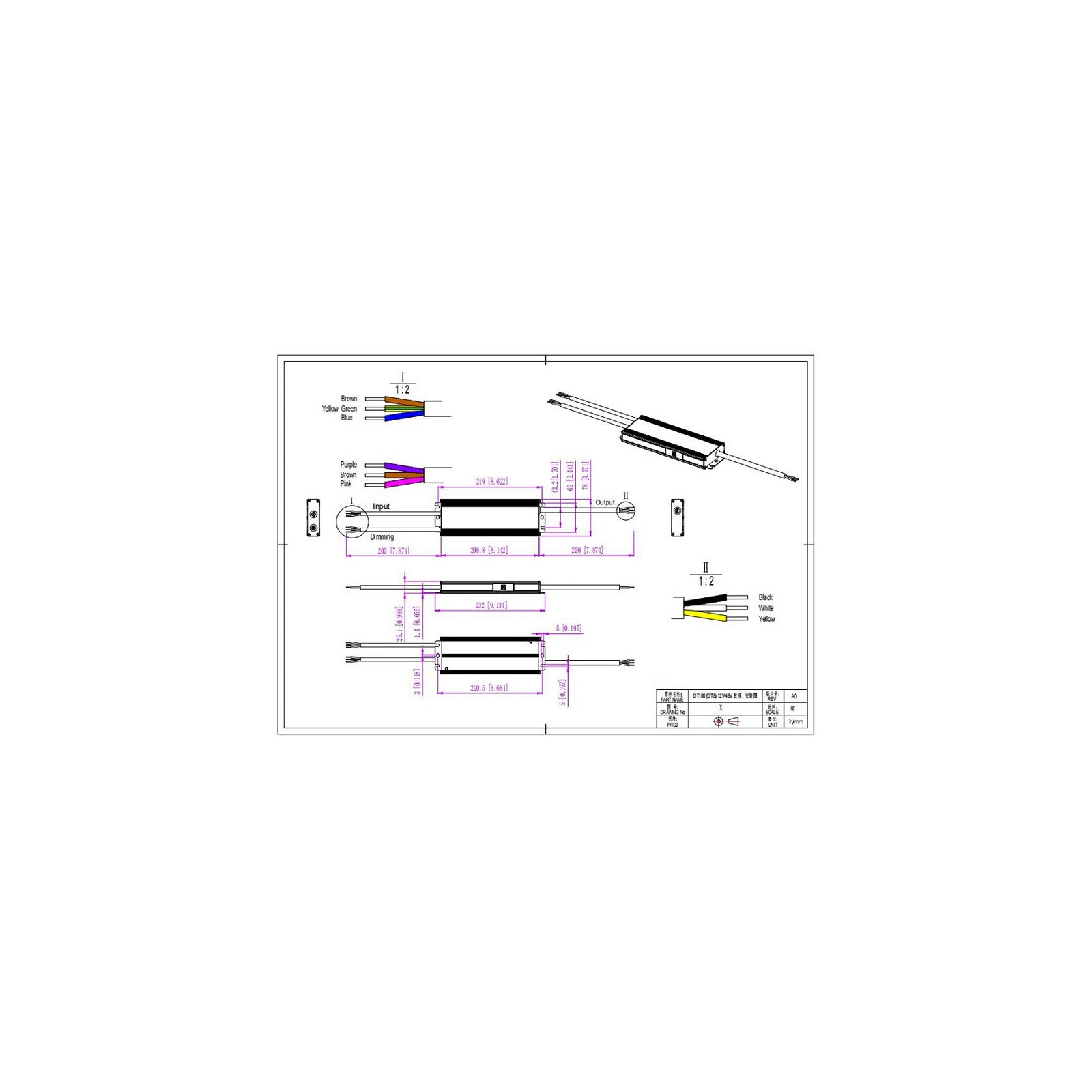 24Vdc 300W Constant Voltage LED Drivers for CCT tunable LED lights ...