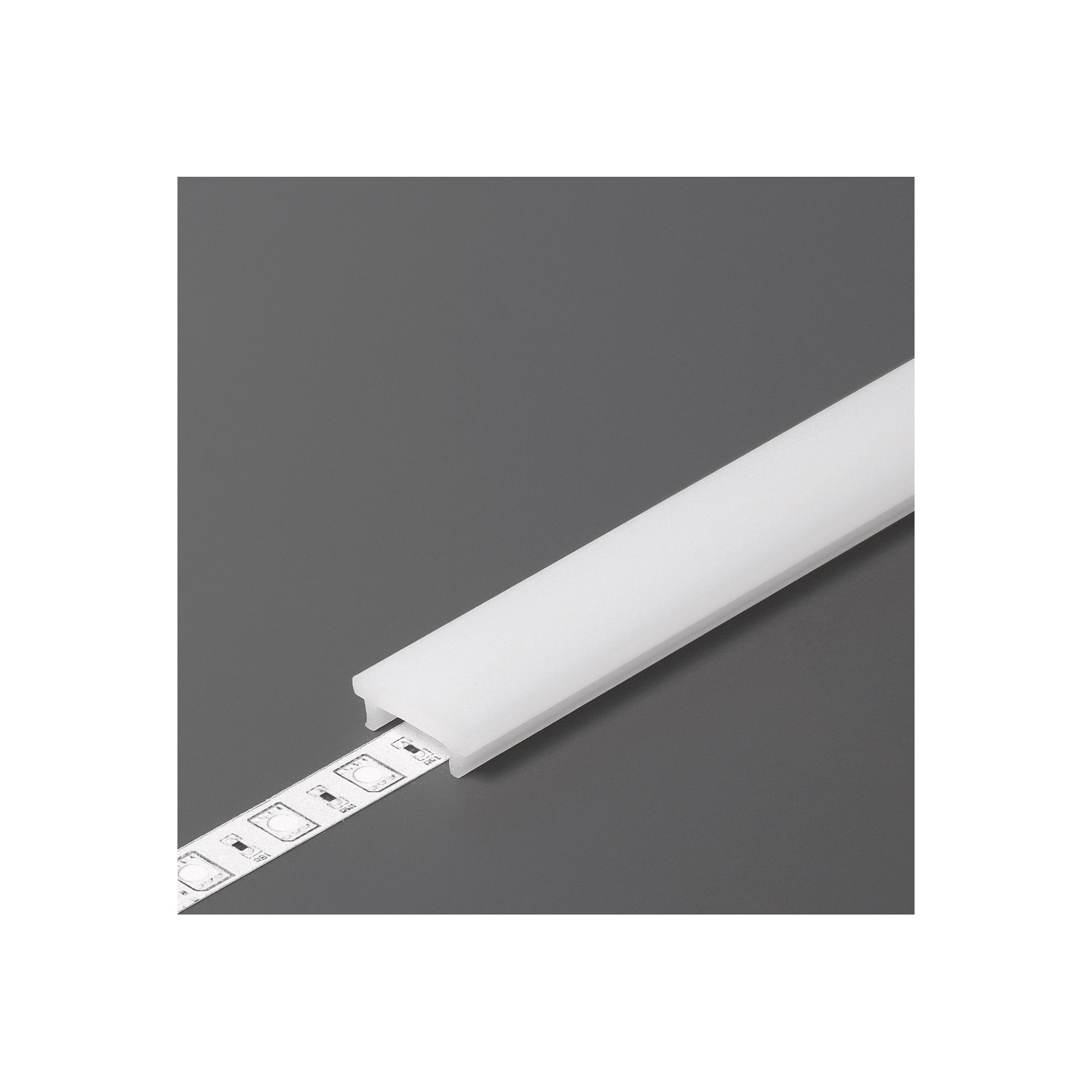 2m extra diffuser / cover TL5, T5 for floor LED profile - T5 LED ...