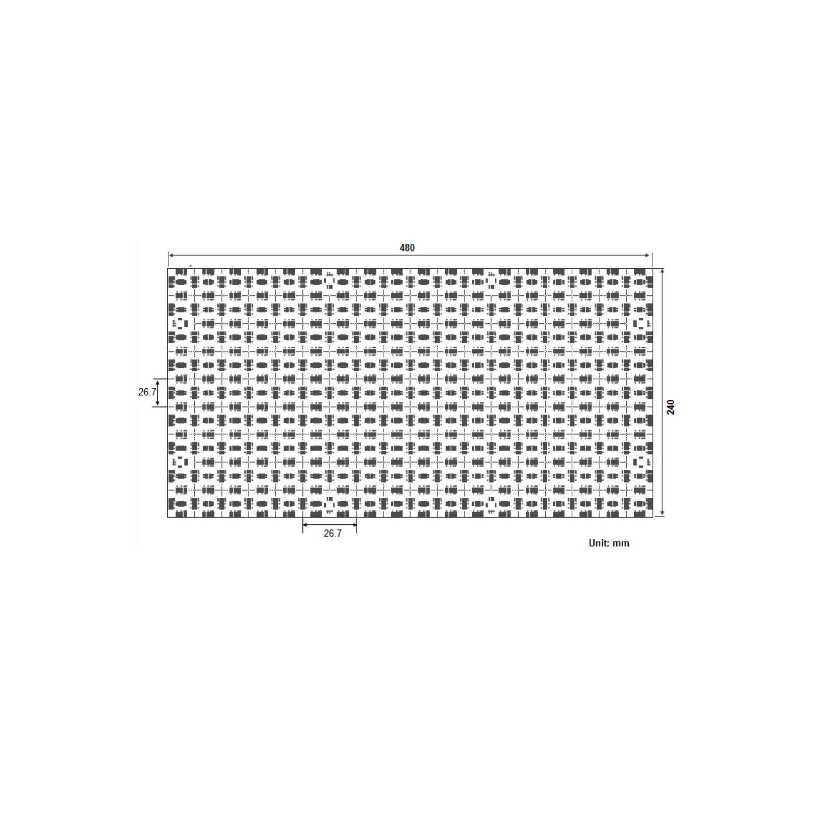 24V 72W 2700K-6500K 2-LED-Cut Dual-White Flexible Back Light Module ...