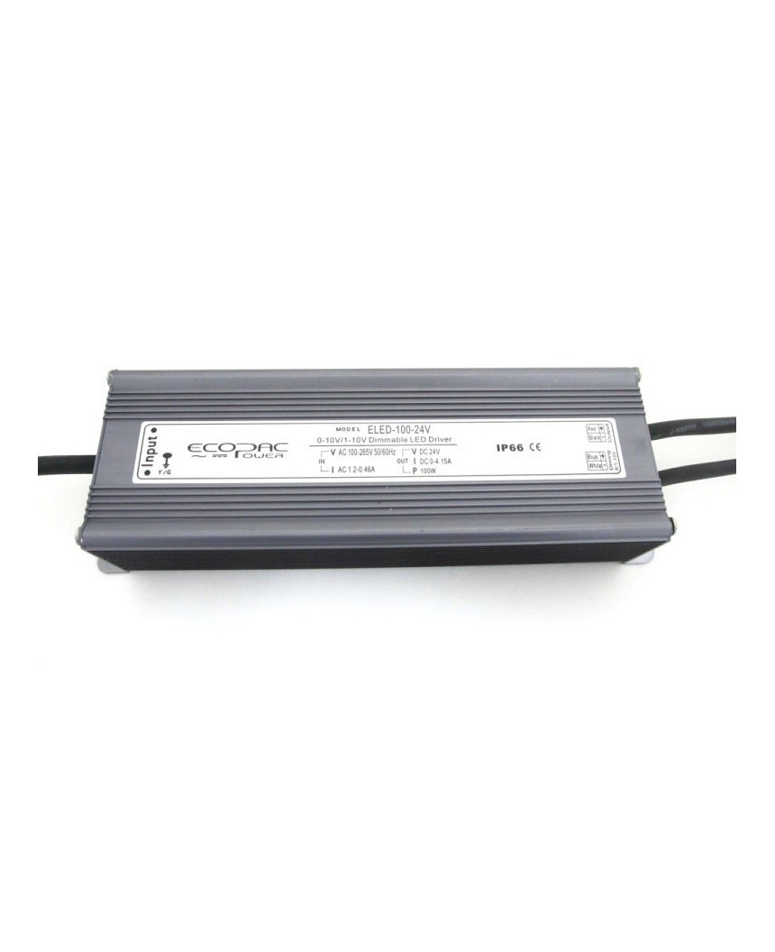Dimmable LED driver 24Vdc, 100W, 0-10V / Potentiometer / 10V PWM ...