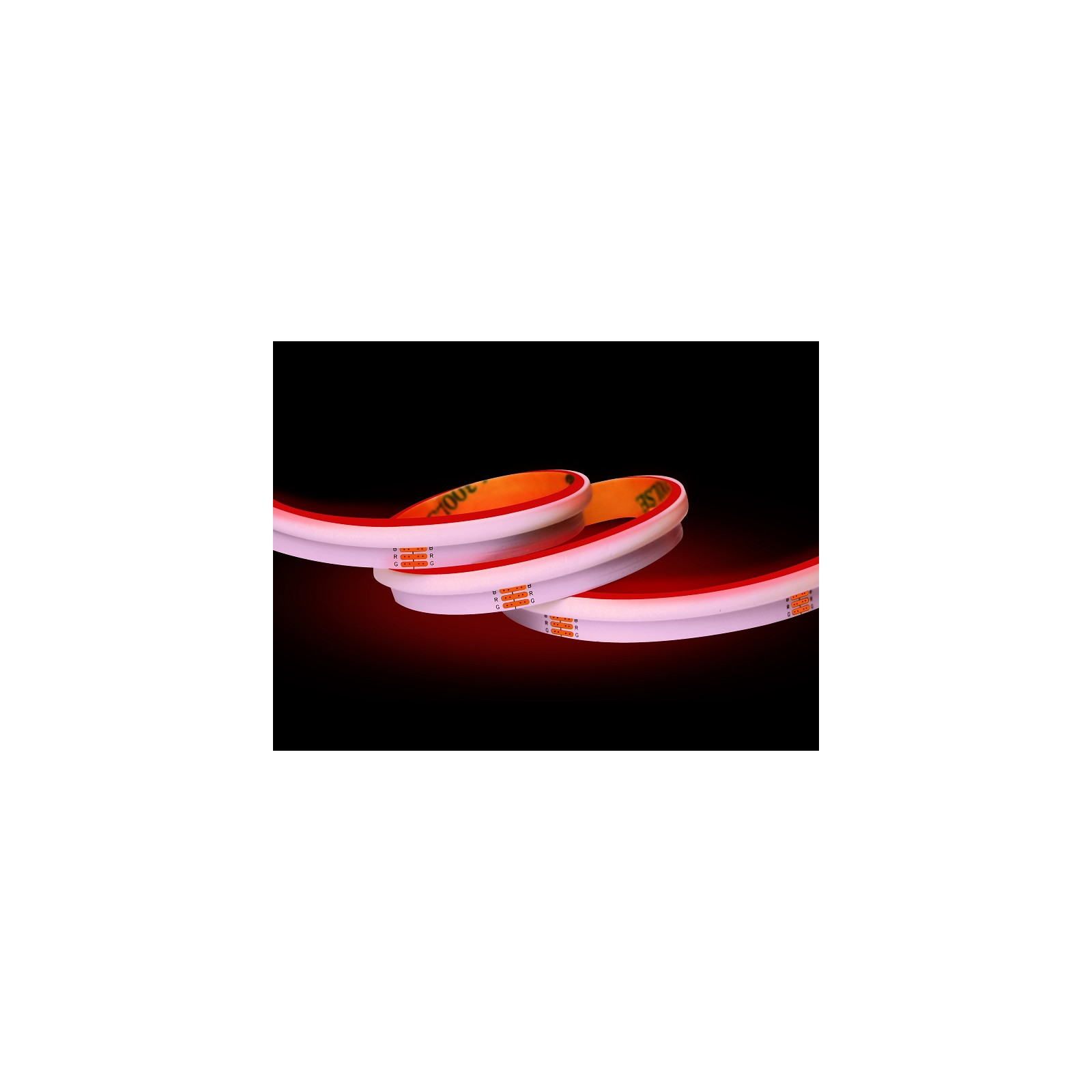 24VDC side view COB LED strip RGB, 12W/m, IP20, 5m (60W), Pro series ...