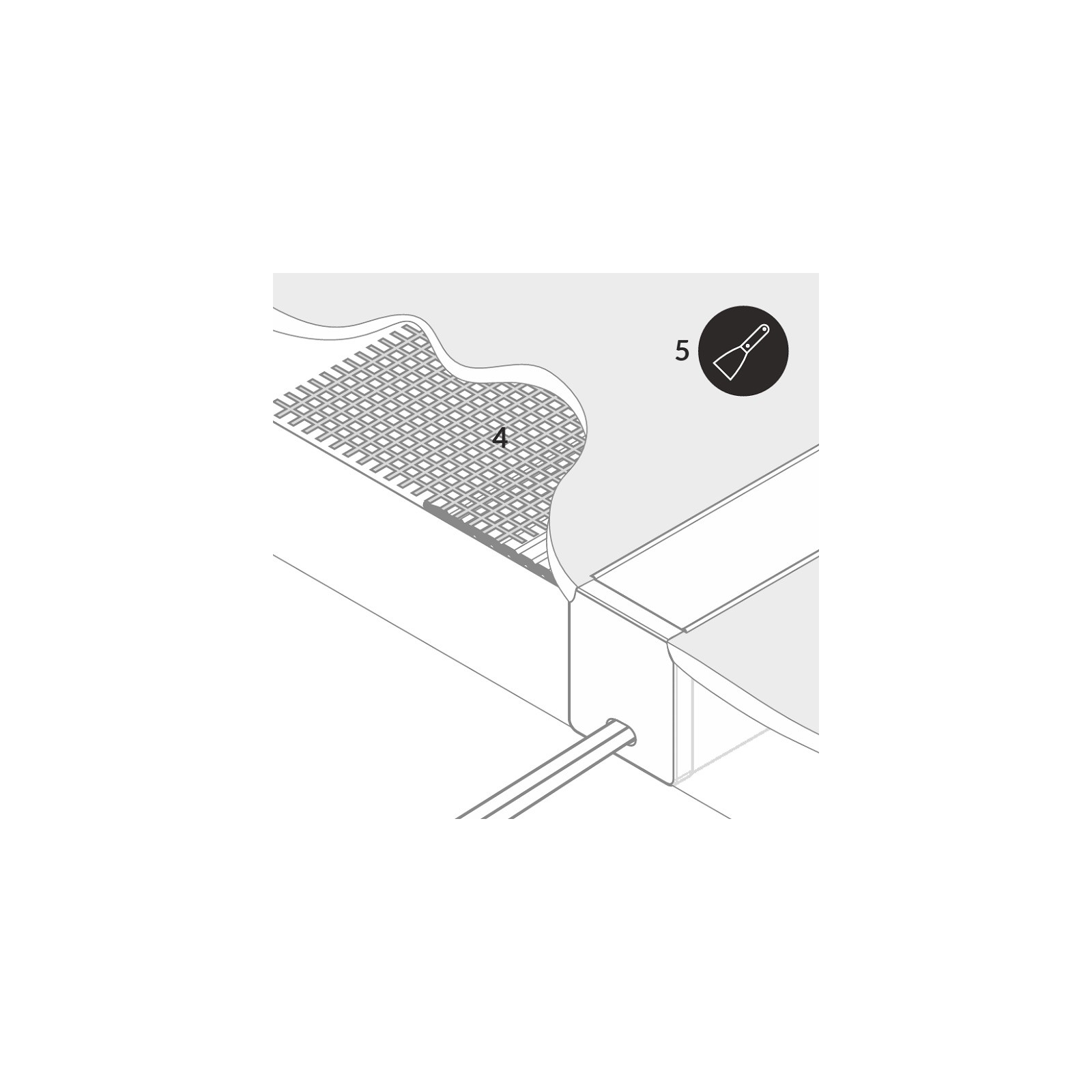 3m Plaster-in LED profile C3T for ceiling and drywall, opal cover - C3T ...