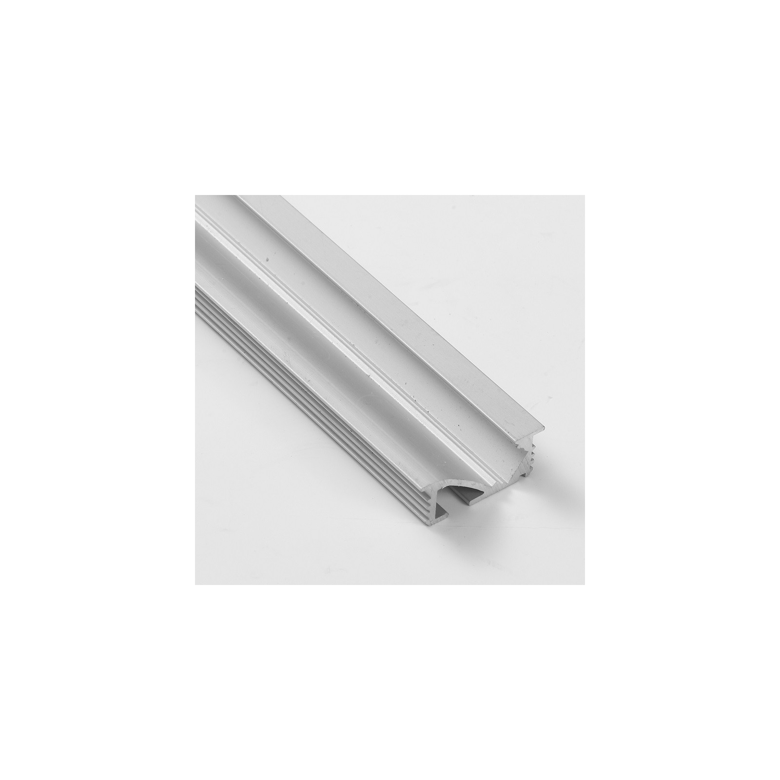 2m recessed A1 Furniture/Joinery LED Profile with internal angle mount ...