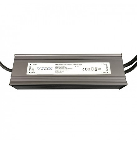 300W, Mains to 24Vdc Triac dimmable LED driver, IP66, ELED-300P-24T ...