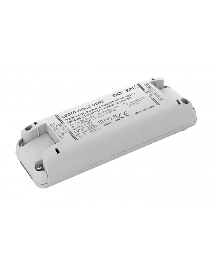 50W constant current 700mA dimmable LED driver, Govena - Constant Current LED Drivers - Marc LED Ltd
