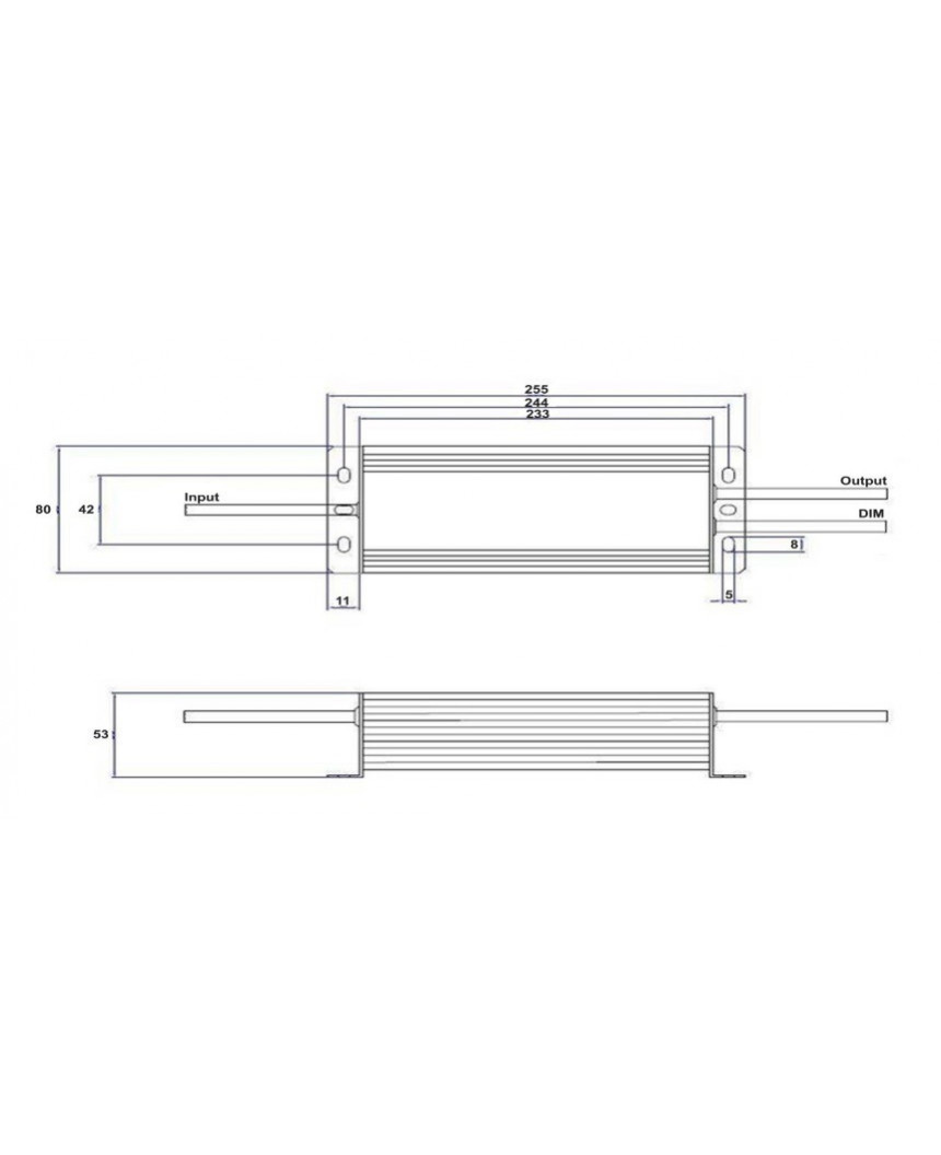 24Vdc, 200W, 0-10V / Potentiometer / 10V PWM dimmable LED driver ...