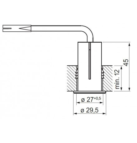 Elektra ON/OFF Fitted Switch, 220V - 240V, 2.5A, stainless steel look ...
