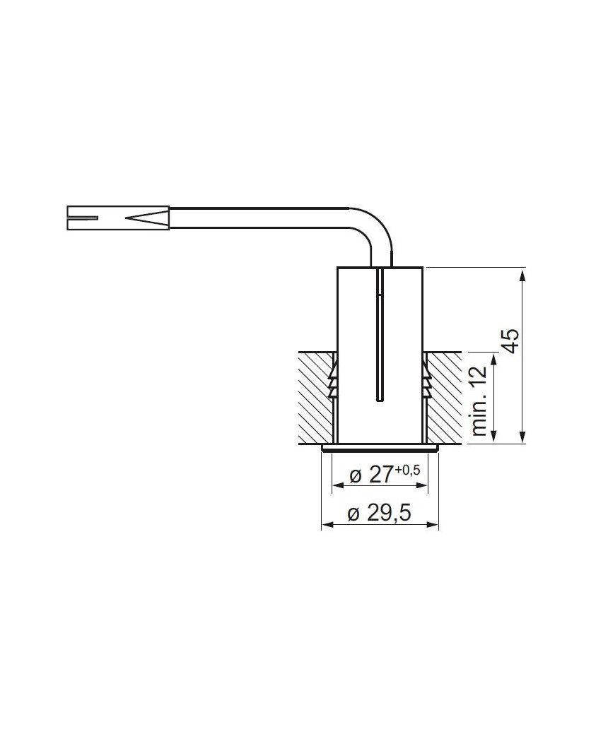 Elektra ON/OFF Fitted Switch, 220V - 240V, 2.5A, stainless steel look ...