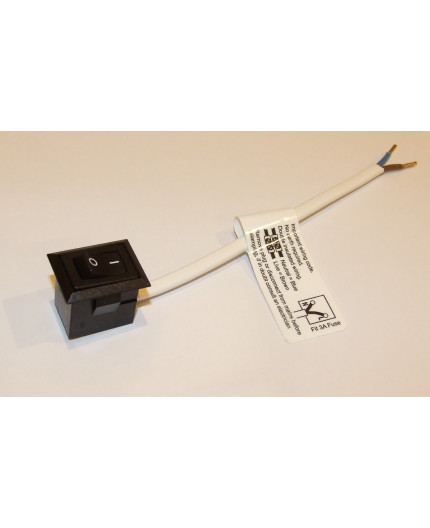 Elektra ON/OFF Mounted Switch (built-in), 220V - 240V, 2.5A, black ...