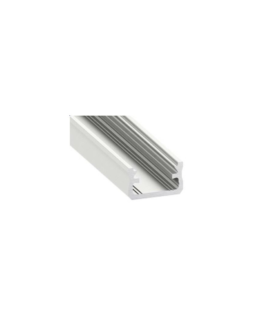 K2 LED aluminium profile 2m, anodized, silver, set with diffuser - K2 ...