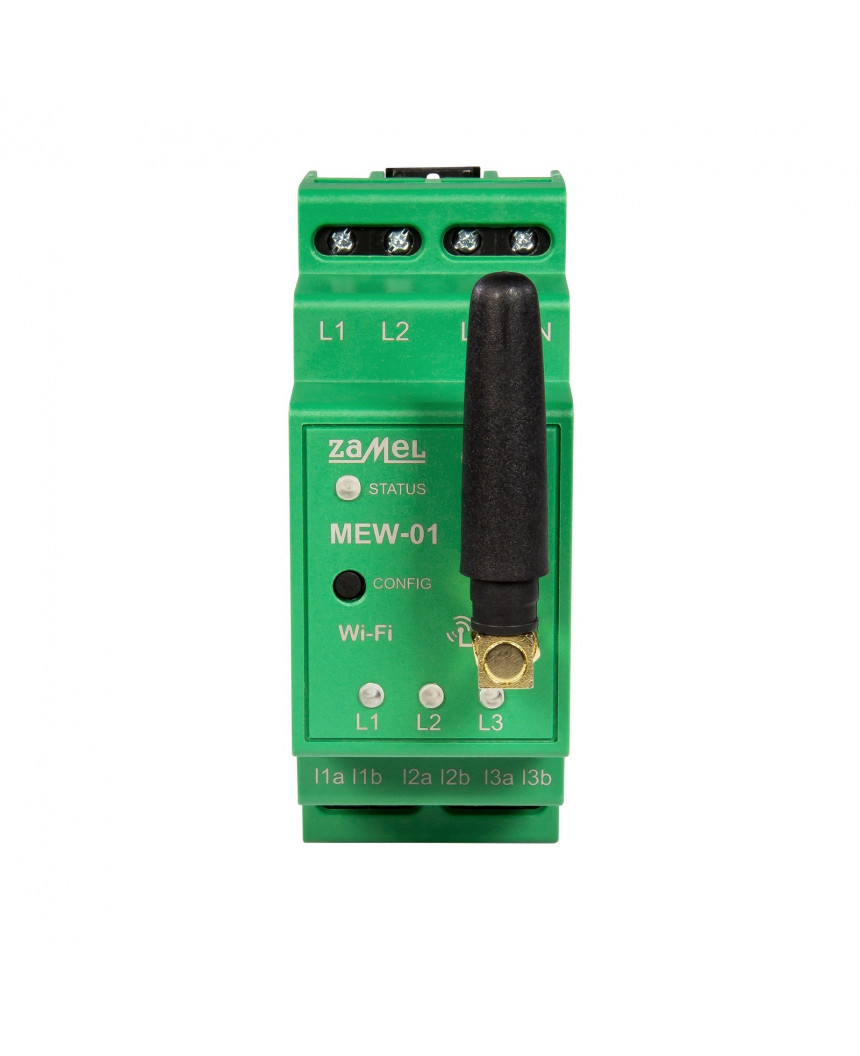 MEW-01 Wi-fi Electric energy monitor for 3-phase or 1phase power supply ...