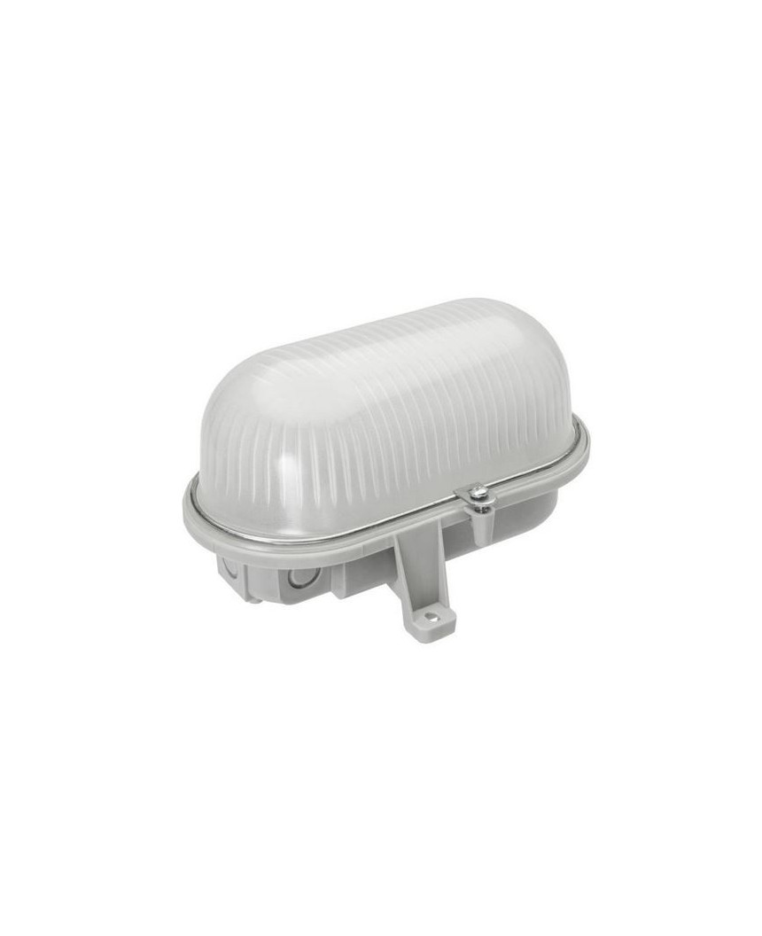 6W 4000K 690lm OVAL 100 OB LED Bulkhead Light Lamp IP44, IK10 ...