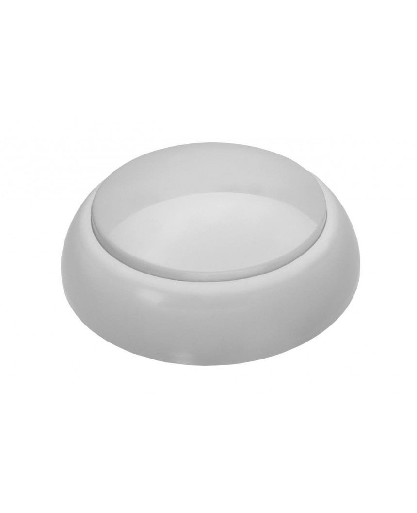 12W 4000K 1200lm ROUND Ceiling / Wall LED Bulkhead Light Lamp IP44 IK10 ...